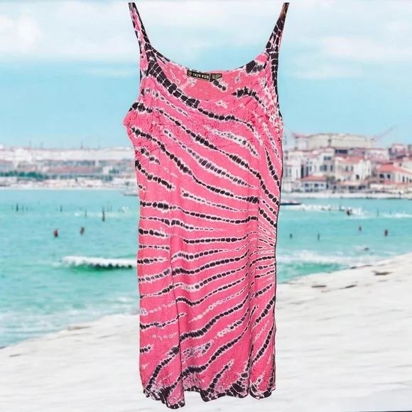 raya sun | Swim | Raya Sun Pink Coverup Tie Dye Swim Beach Pool Resort ...